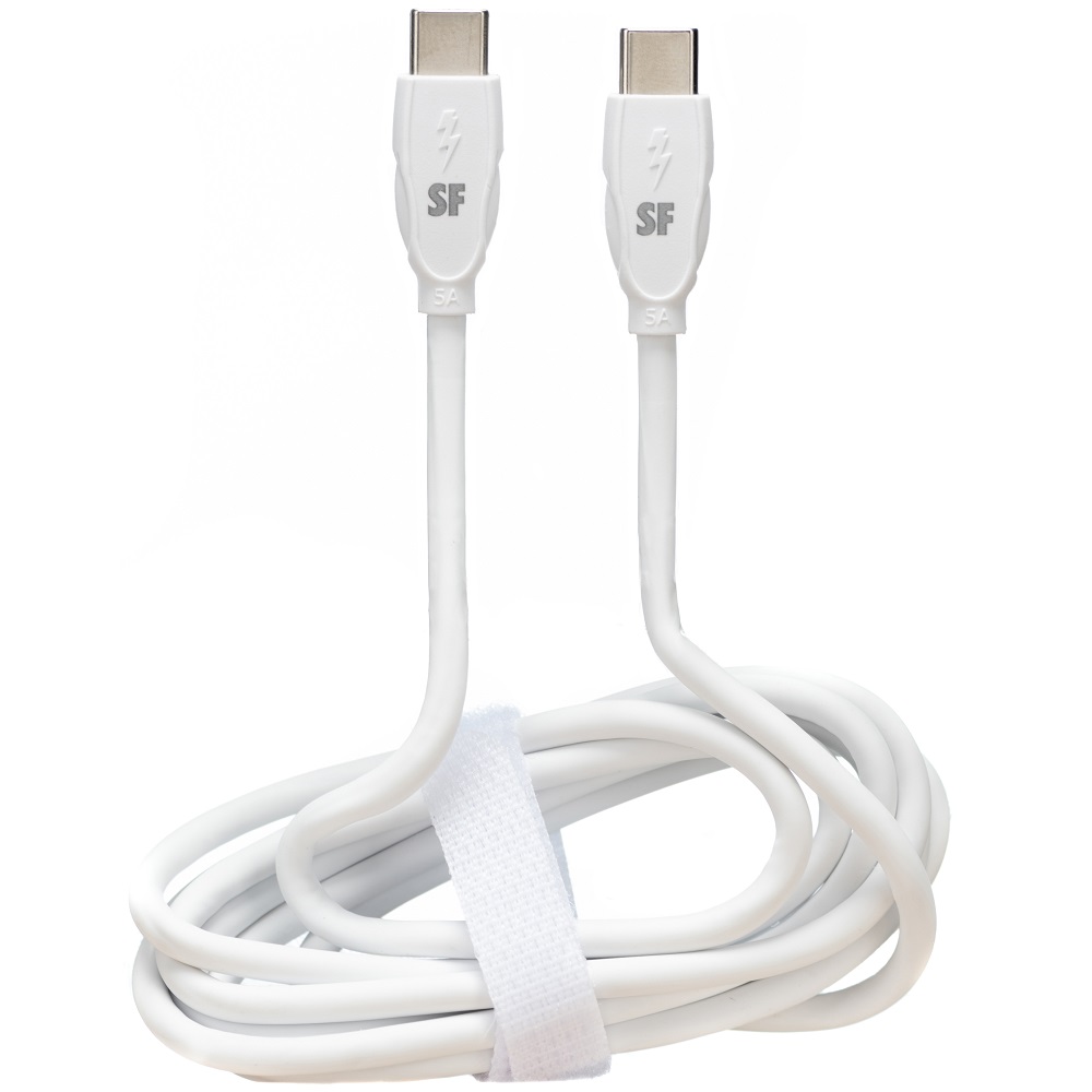 Supa Fly 1.5M 120W USB Type C Cable - White - MTN Deals